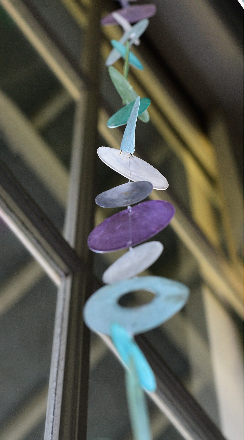 Wisteria Veil Capiz Strand - Enchanted Color | Karma Cottage